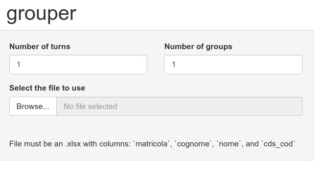 Grouper | CorradoLanera